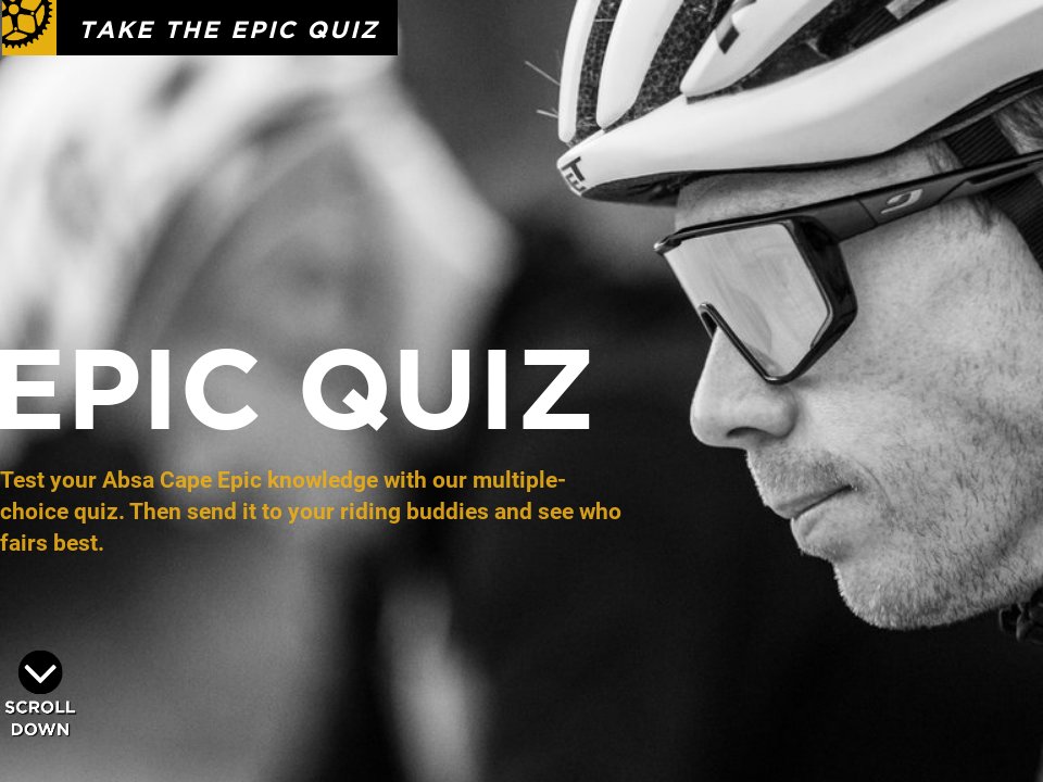 Epic Quiz - 2023 Absa Cape Epic Chapter 2