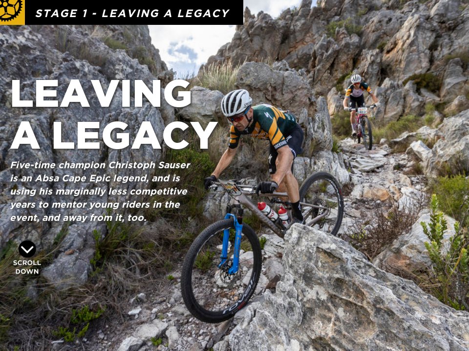 Stage 1 - Leaving a legacy - 2023 Absa Cape Epic Ride Review