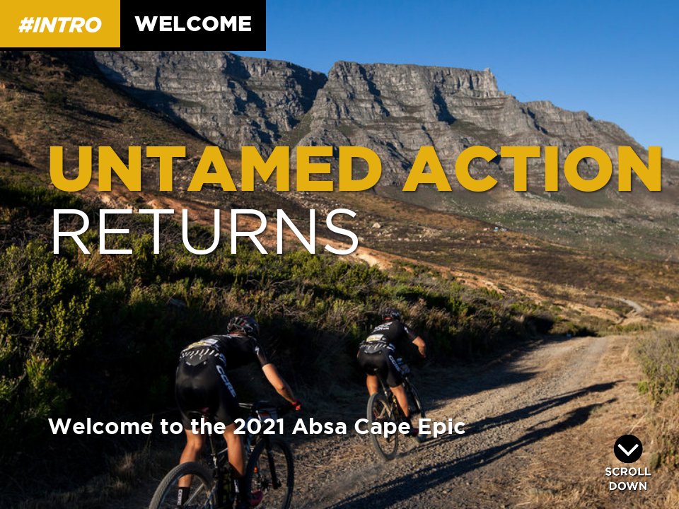 Welcome - Cape Epic 2021_Daily_Intro
